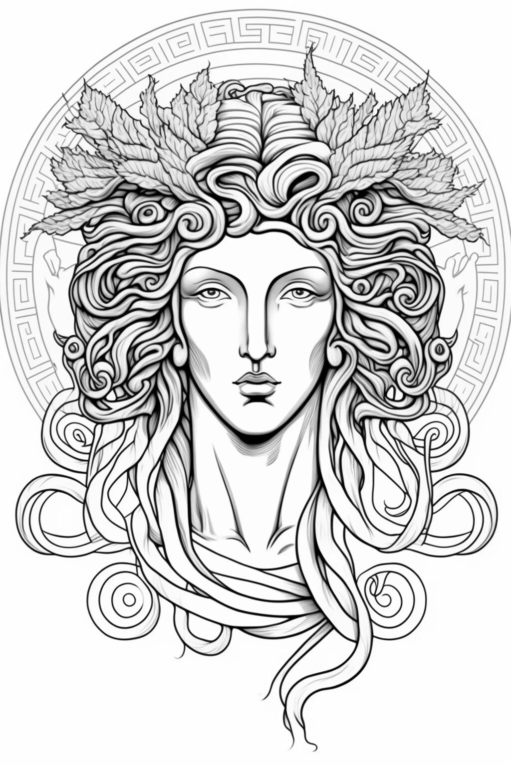 Cute and Co - Greek Mythology Coloring Book for Adults with 80 ...